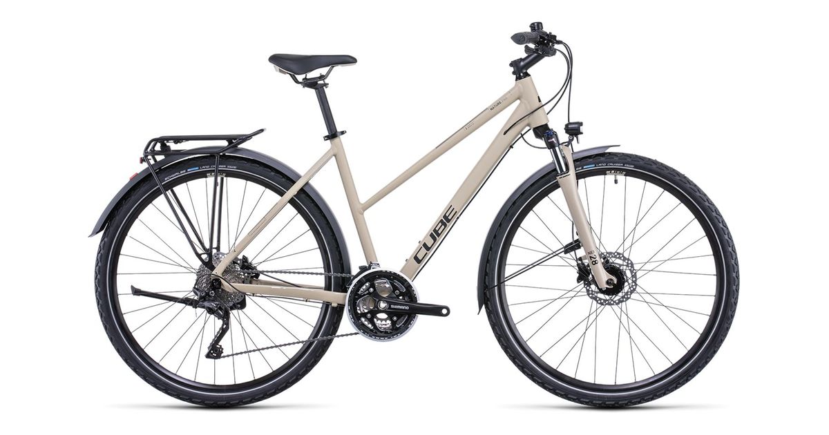 CUBE Nature Pro Allroad desert'n'black 2022 Trapeze - Order now at RABE ...