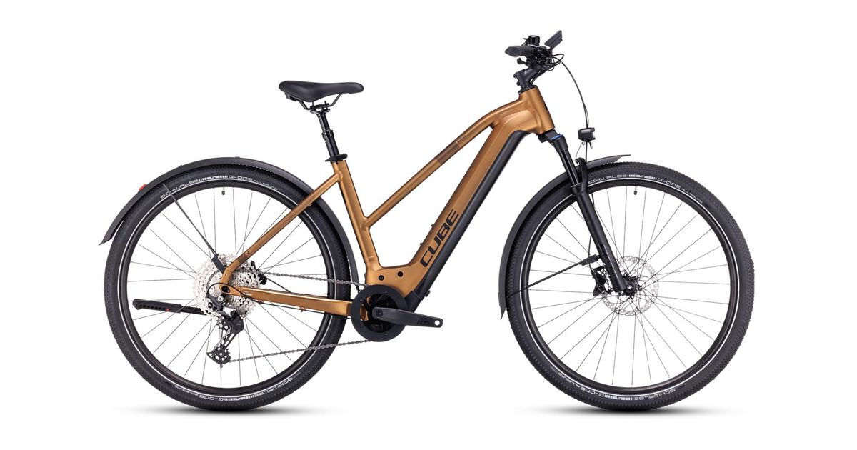 CUBE Nuride Hybrid EXC 750 Allroad caramel'n'black Trapez