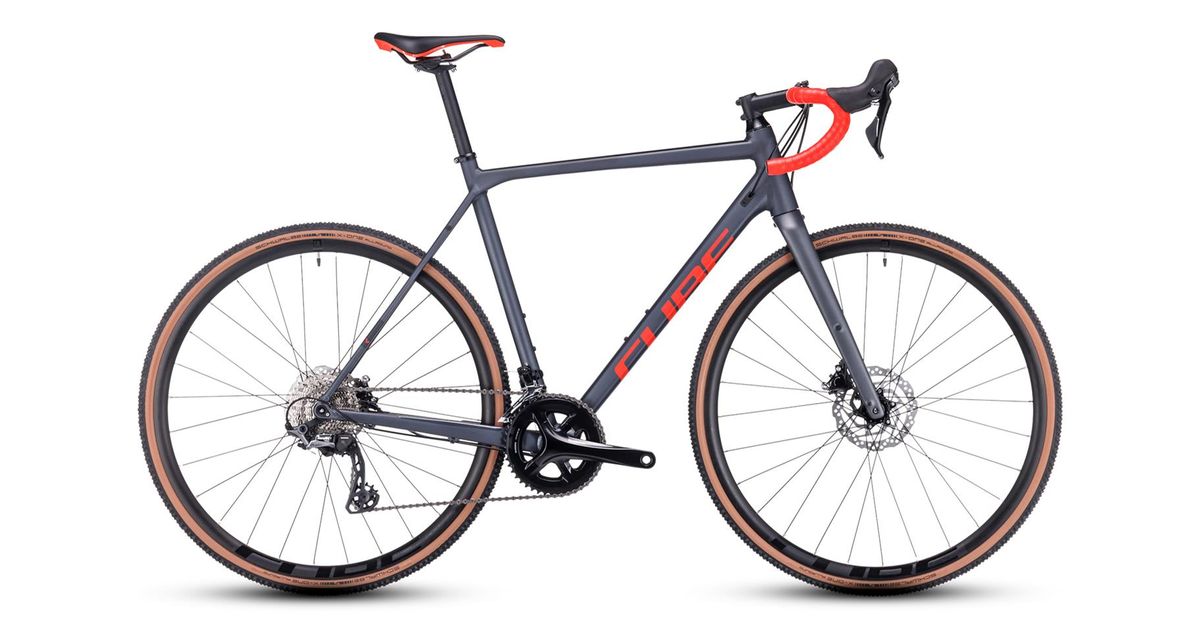 CUBE Cross Race Pro grey'n'red