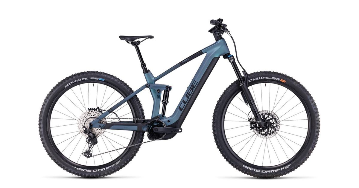 2nd Choice - CUBE Stereo Hybrid 140 HPC ABS 750 smaragdgrey'n'blue 2023 - RABE Bike Online Store