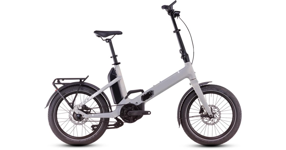 CUBE Fold Hybrid Comfort 500 pearlysilver´n´white