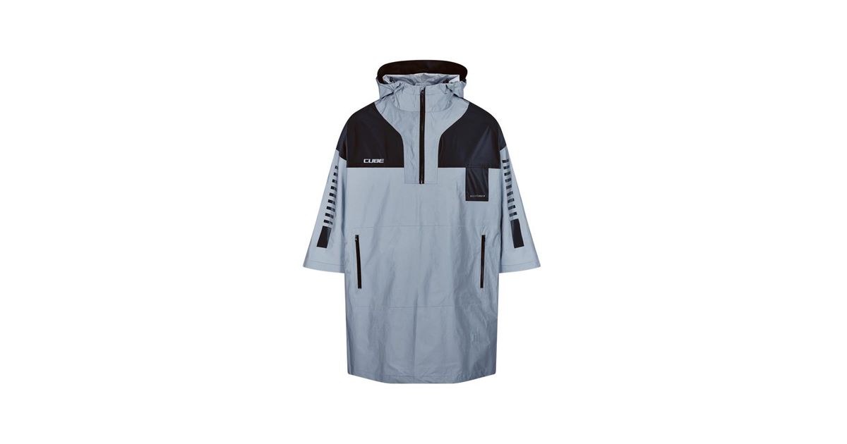 CUBE ATX Utility Poncho Safety silver'n'grey - CUBE Store by RABE Bike
