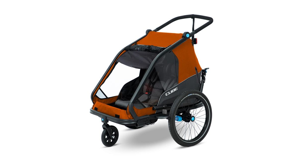 CUBE Kids Trailer Double CMPT X Actionteam - RABE Bike Online Store