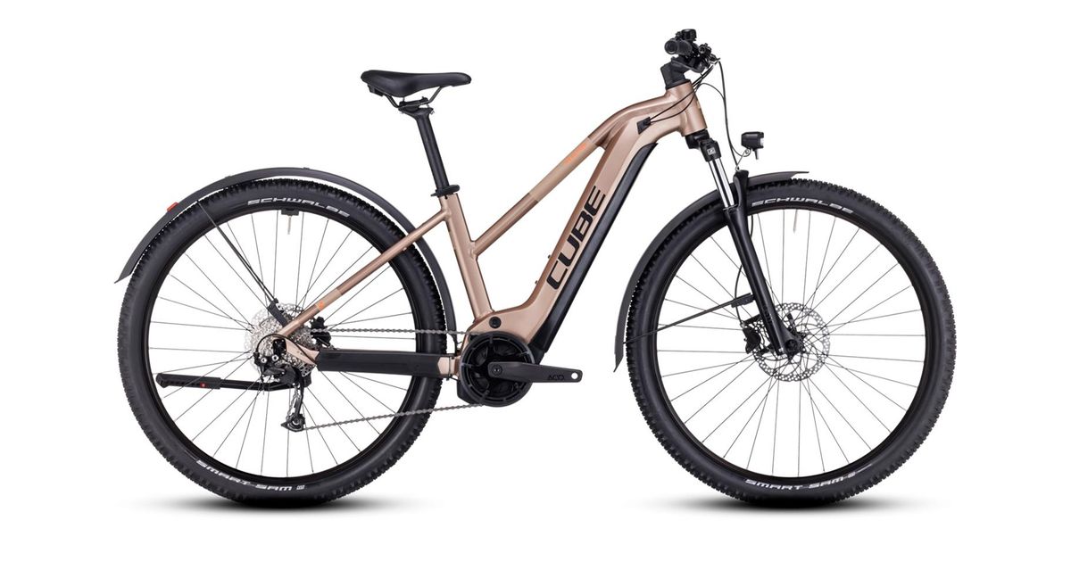 CUBE Reaction Hybrid Performance 625 Allroad metallicbrown'n'orange Trapez