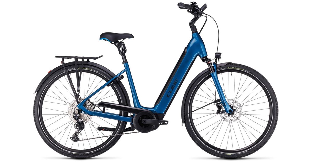 CUBE Supreme Sport Hybrid EXC 625 blue'n'black 2023 - RABE Bike