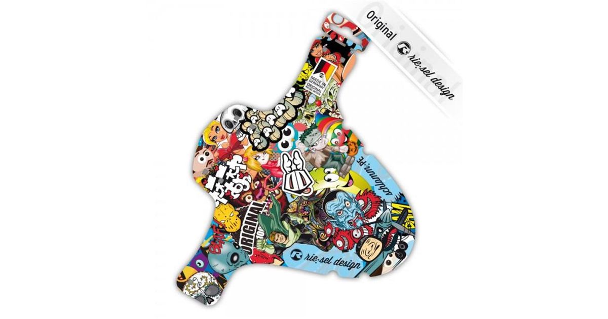 Riesel-Design schlamm:PE stickerbomb | RABE Bike