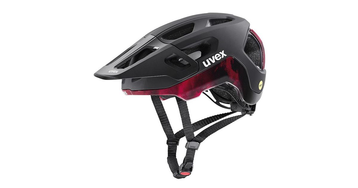 Uvex React Mips Black - Ruby Red