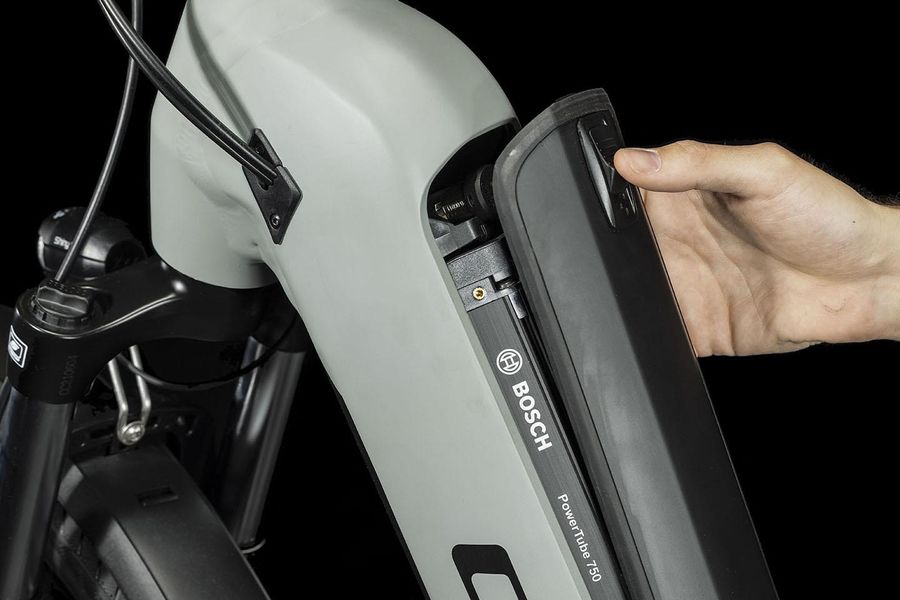 CUBE Kathmandu Hybrid ONE 750 swampgrey'n'black Easy Entry