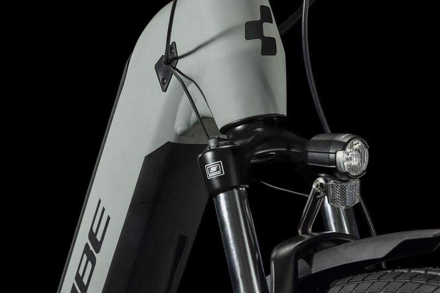 CUBE Kathmandu Hybrid ONE 750 swampgrey'n'black Easy Entry