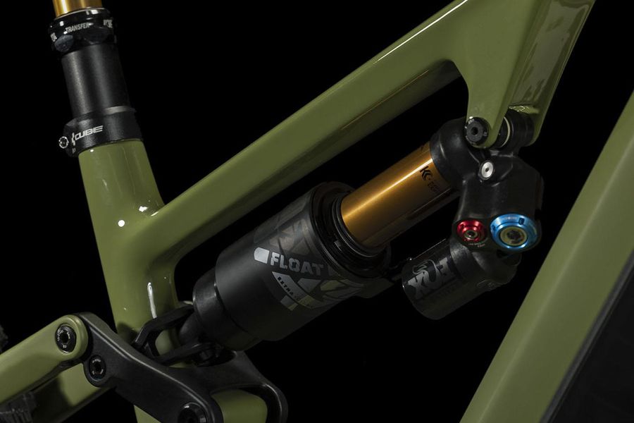 CUBE Stereo Hybrid ONE55 C:68X TM 750 olive'n'chrome