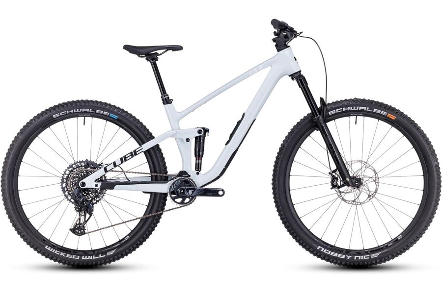 CUBE Stereo ONE44 C:68X SLX frostwhite'n'black - RABE Bike
