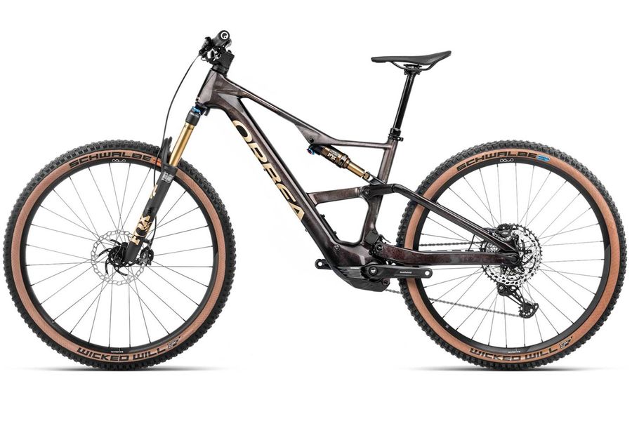 Orbea Rise SL M10 Cosmic Carbon View - Gold Sand 630Wh