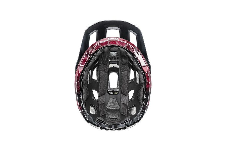 Uvex React Mips Black - Ruby Red